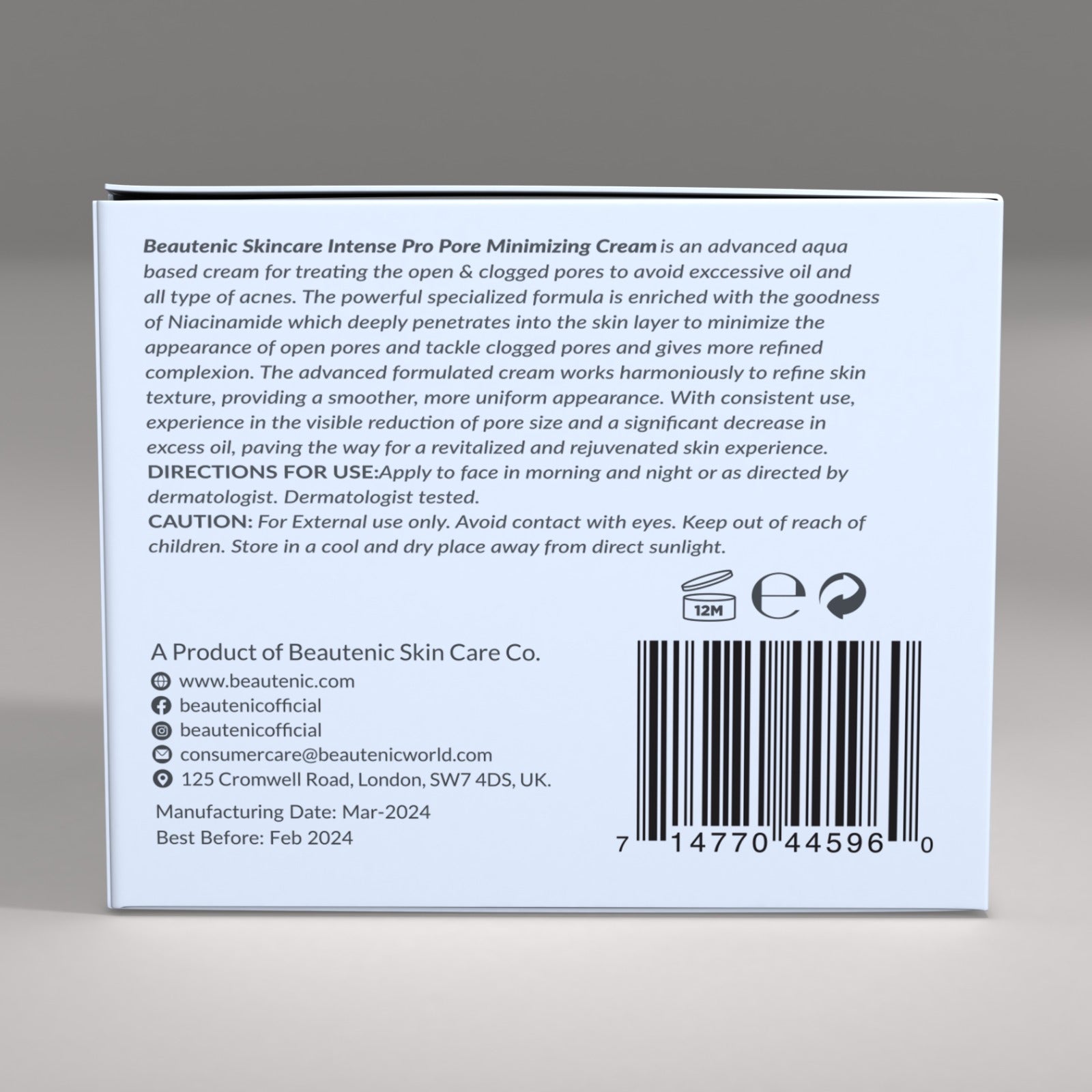 Pore Minimizing Cream - Beautenic Skincare